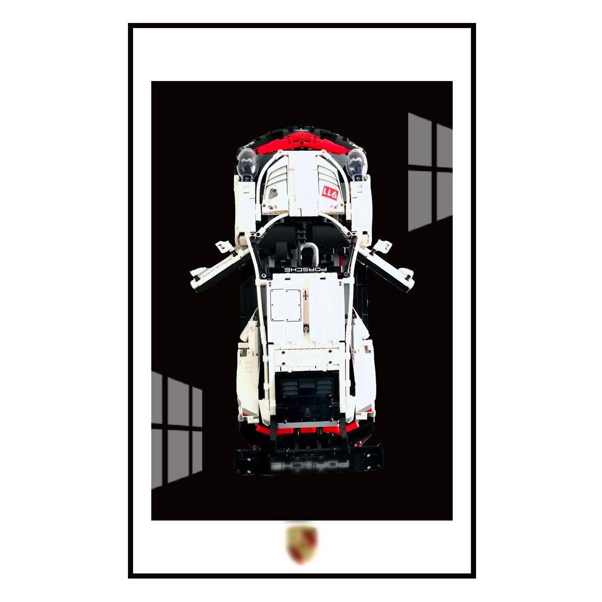 Display Frame for Technical Racing Car Model 911 RSR 42096 | Happy ...