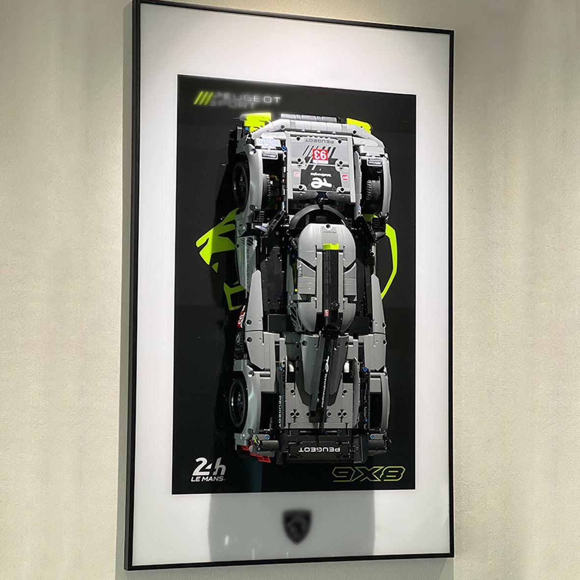 Wall Mount Display Frame for Technical Hypercar Model 42156 | Happy ...