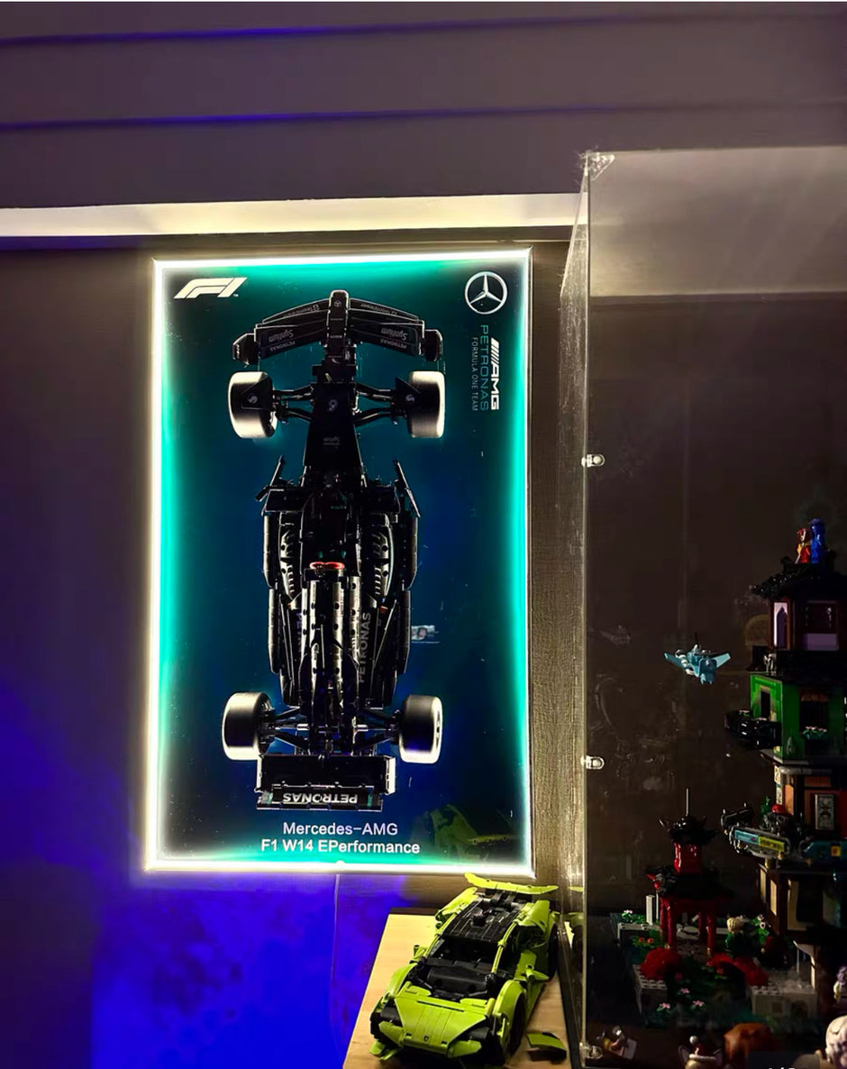 Wall Mount Display Frame for Formula 1 Racing Car Model SF-24 42207 ...