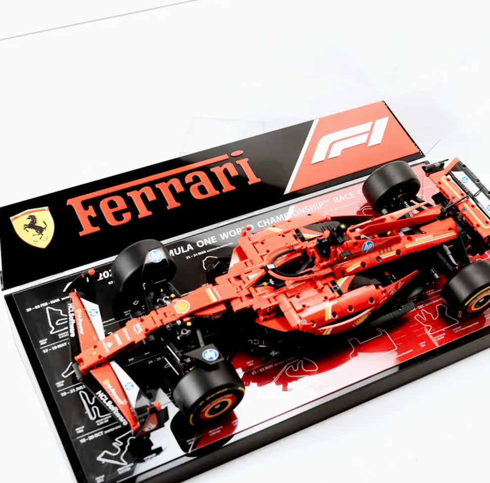 Premium Acrylic Display Case for F1 Ferrari SF-24 #42207 – Happy Brick Land