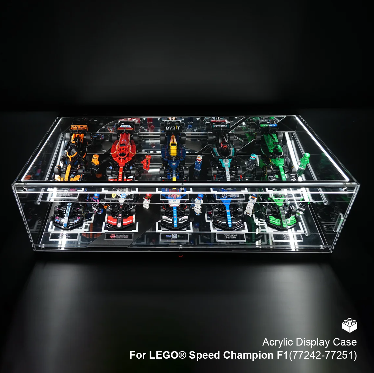 Premium Acrylic Display Case for Speed Champions F1 Series(LED/Non-LED ...