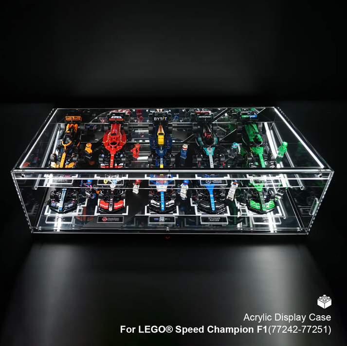 Premium Acrylic Display Case for Speed Champions F1 Series(LED/Non-LED ...