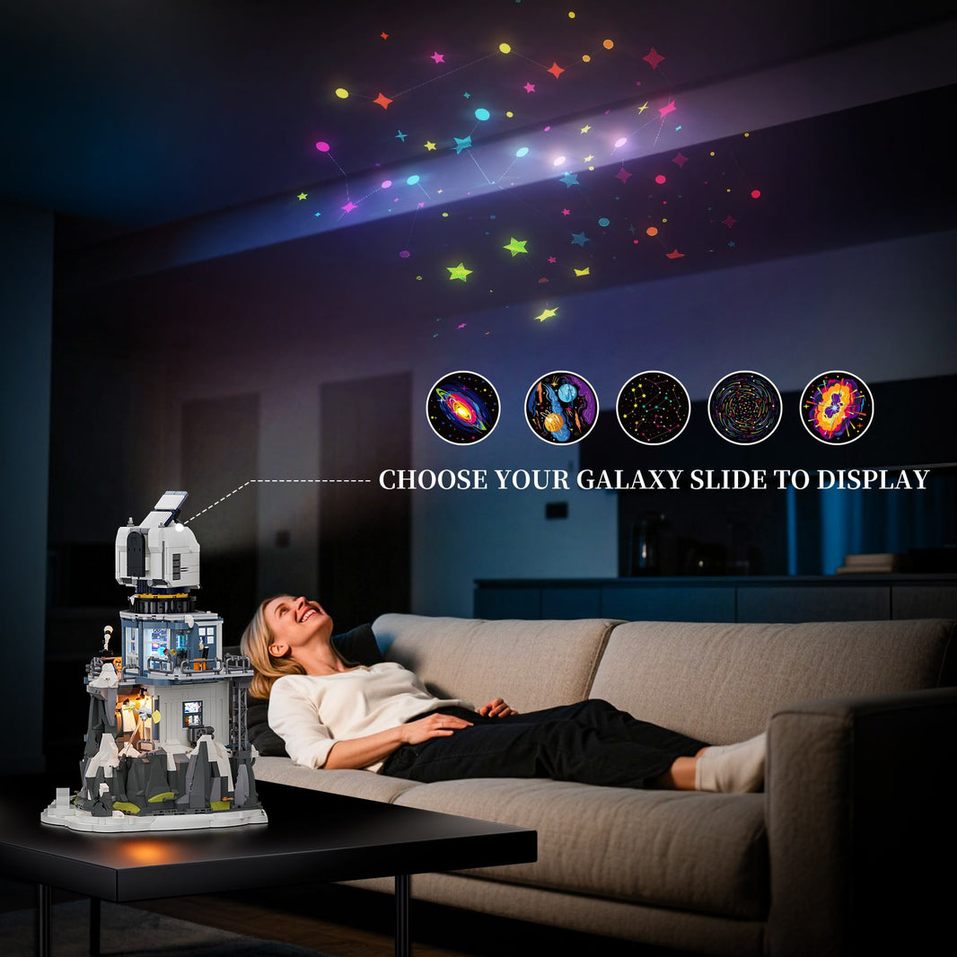 Lumibricks Alpine Observatory L9091 – 360° Rotating LED Observatory ...