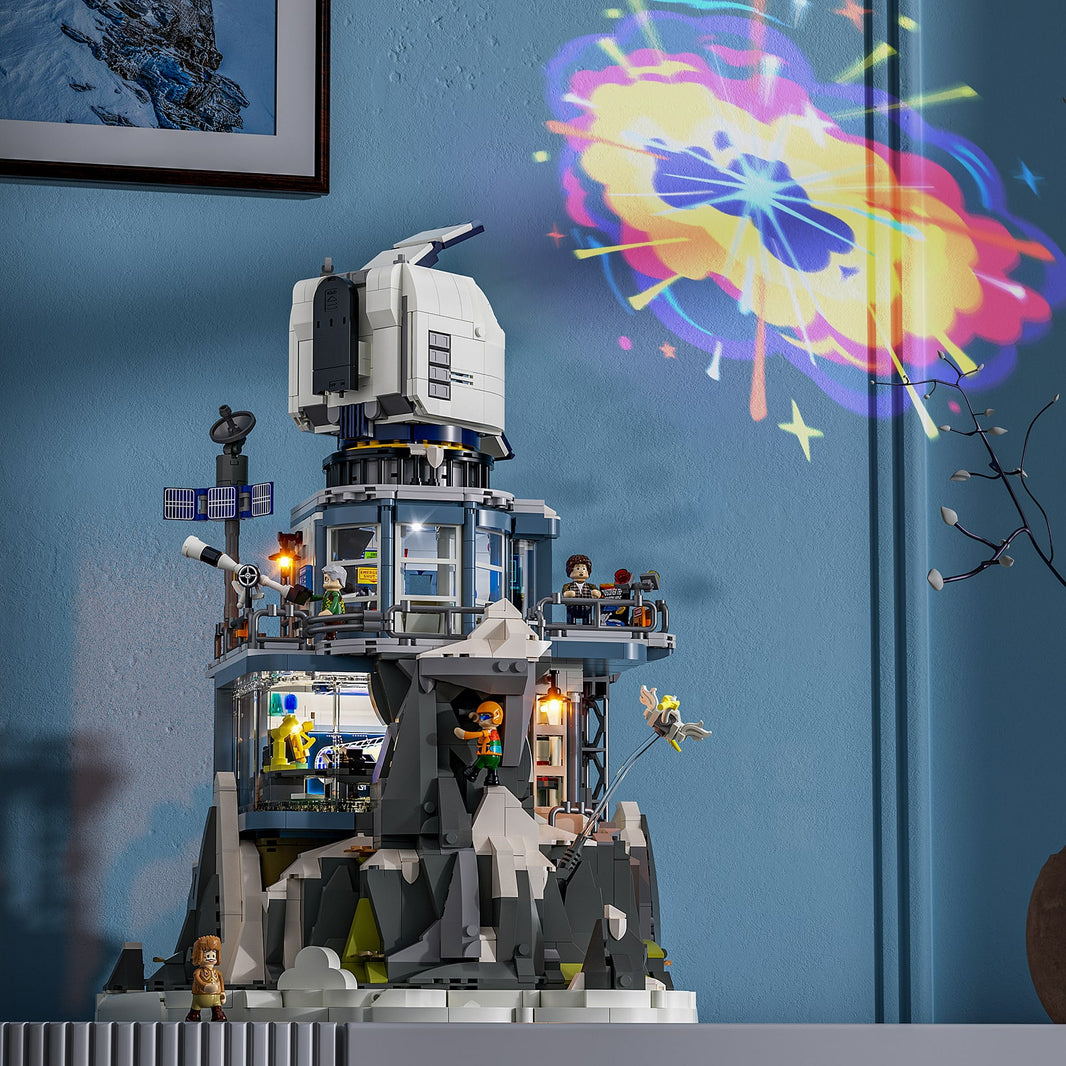 Lumibricks Alpine Observatory L9091 – 360° Rotating LED Observatory ...