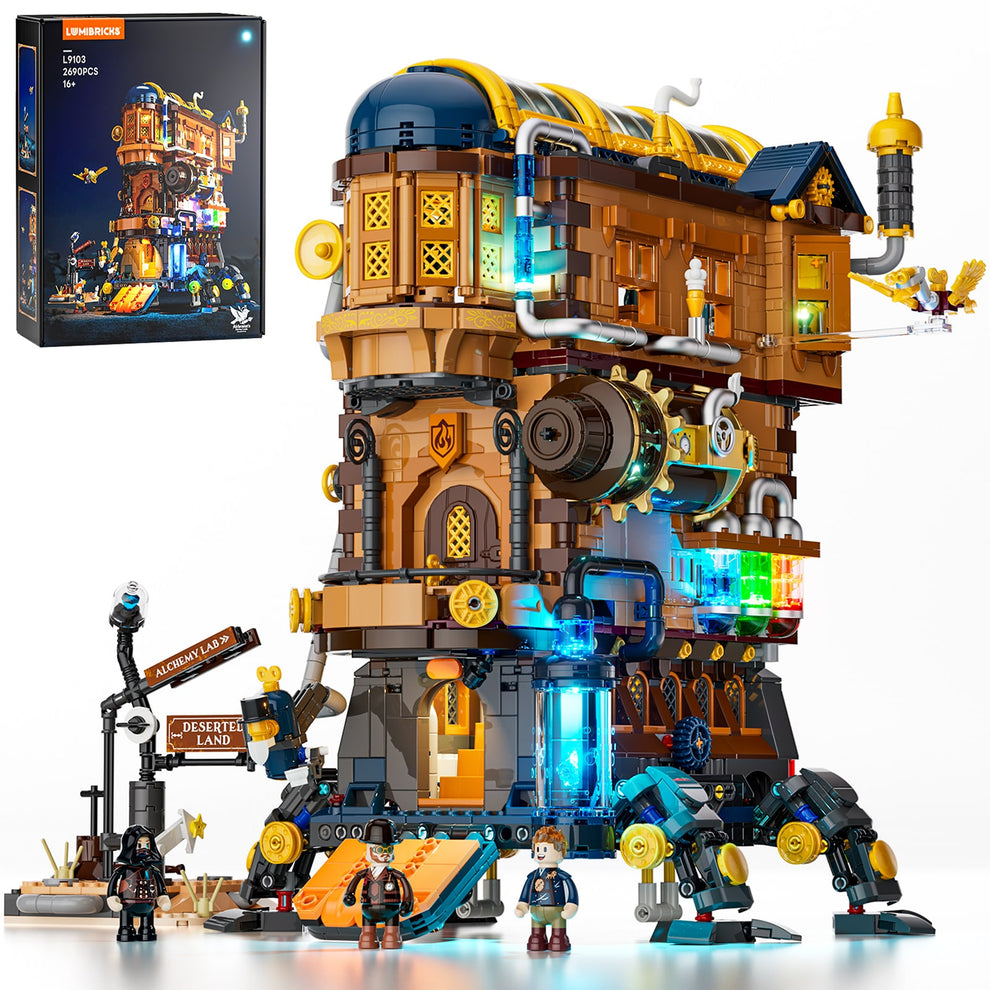 Lumibricks Alchemist’s Moving Castle (L11010) – Steampunk Fantasy Build ...
