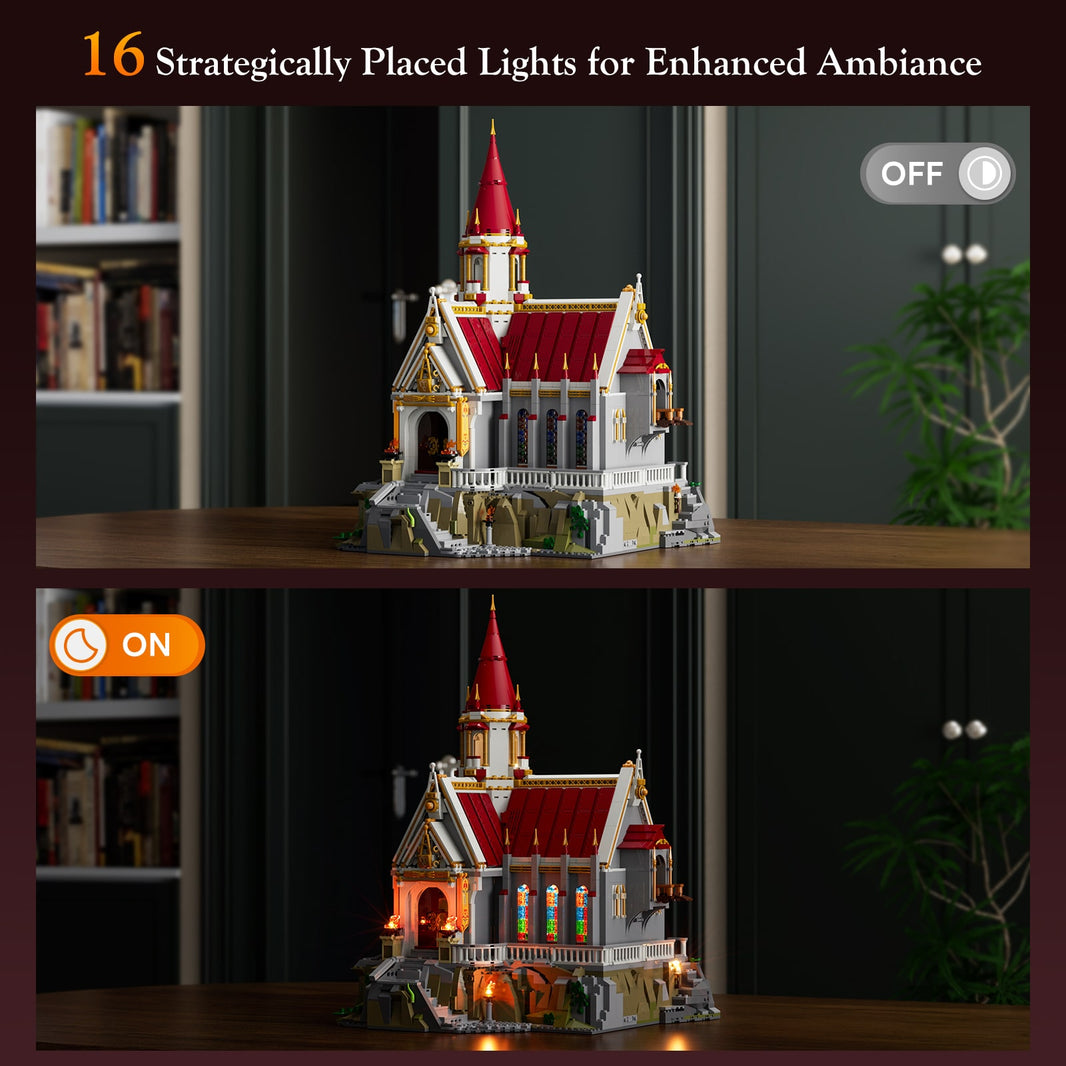 Lumibricks King’s Castle Treasury (L9105) – Gothic LED Medieval Castle ...