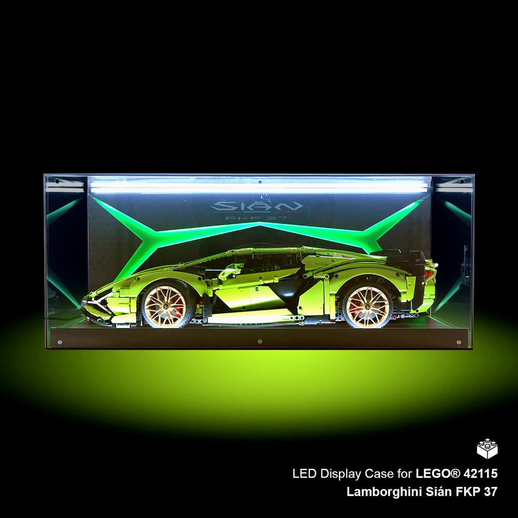 LED Display Case for LEGO® Supercar Lamborghini Sián FKP 37 #42115 ...