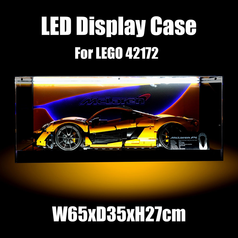 LED Display Case for LEGO® Supercar McLaren P1™ #42172 – Happy Brick Land