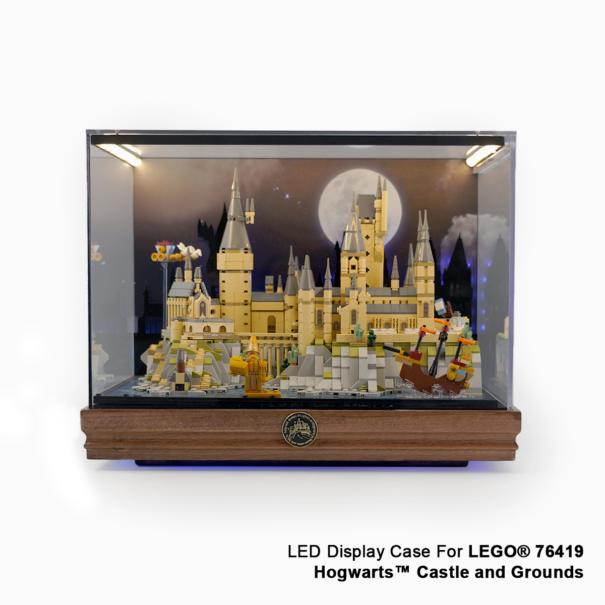 Acrylic Display Case for Hogwarts™ Castle and Grounds 76419(LED ...