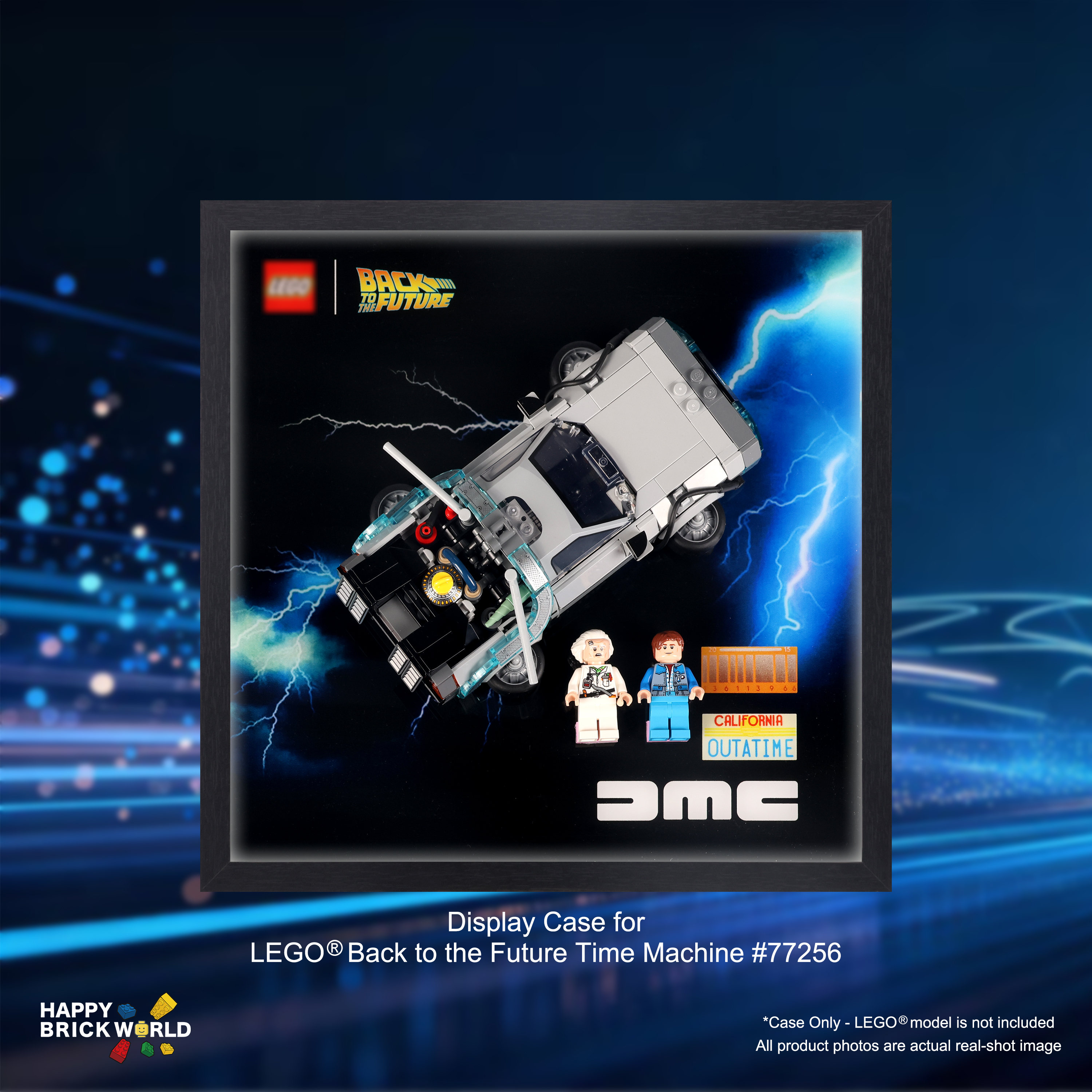 Display Frame for Time Machine from Back to the Future 77256 – Happy ...