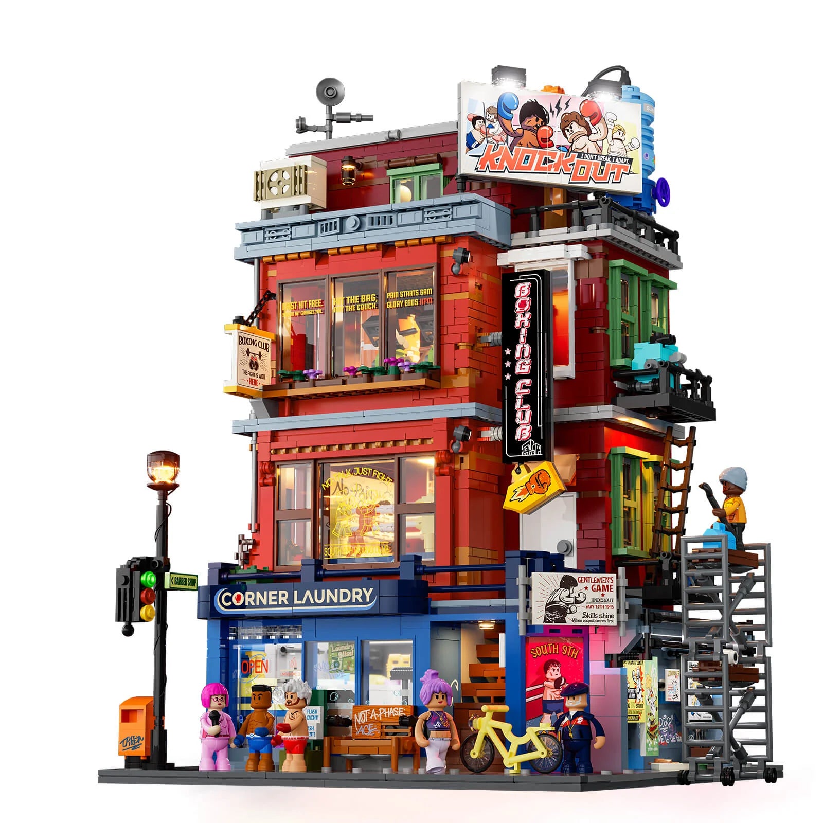 Lumibricks Boxing Club 19009 – Street Fusion Modular Building Set ...